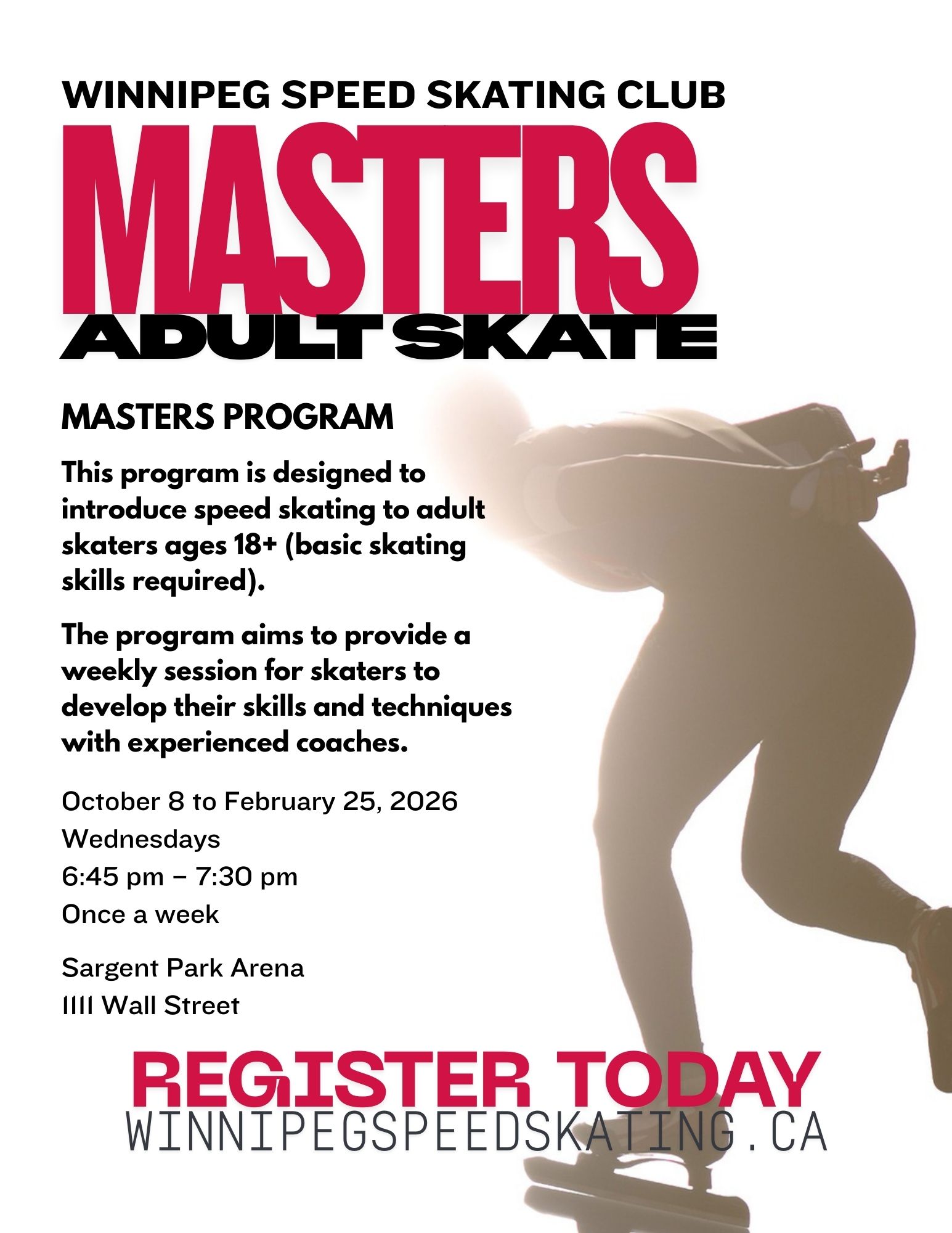 Masters Speed Skating Program – Winnipeg Speed Skating Club